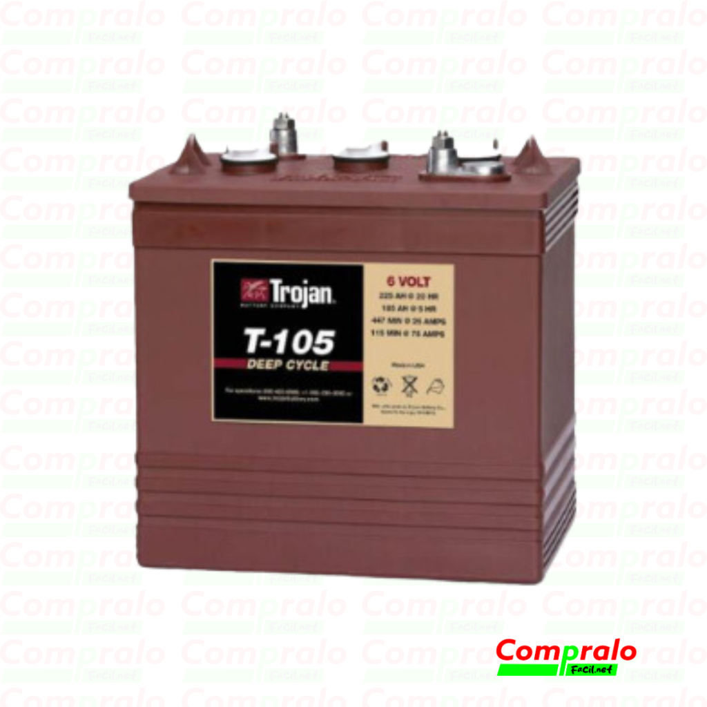 Bateria Trojan Roja 6v 225 Amp P/inversor *s000036* - Compralo Fácil